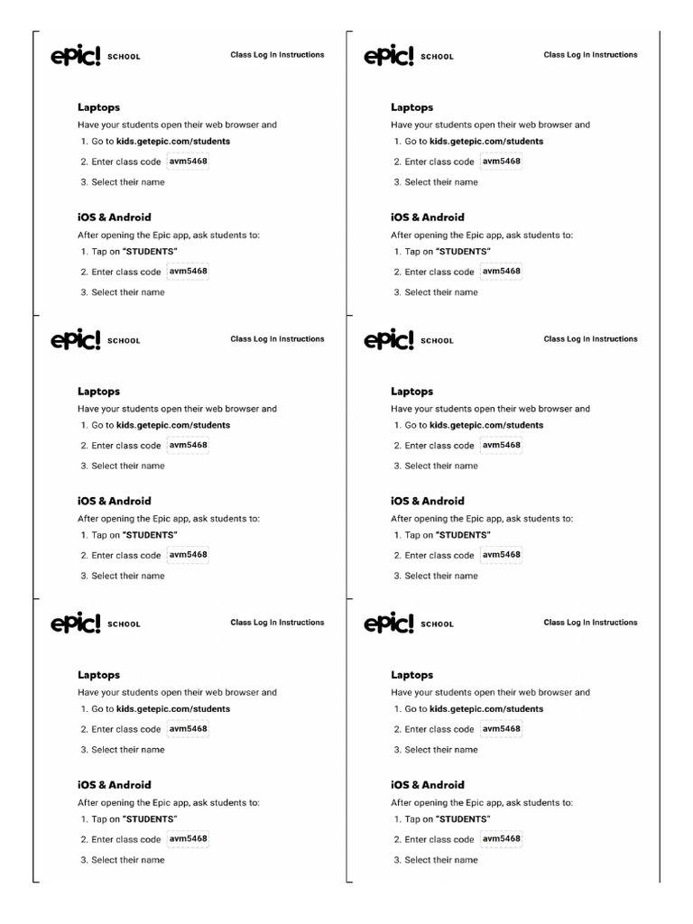 Epic Login Instruction | PDF