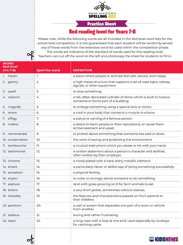 Practice Sheet 1 Red Level | PDF