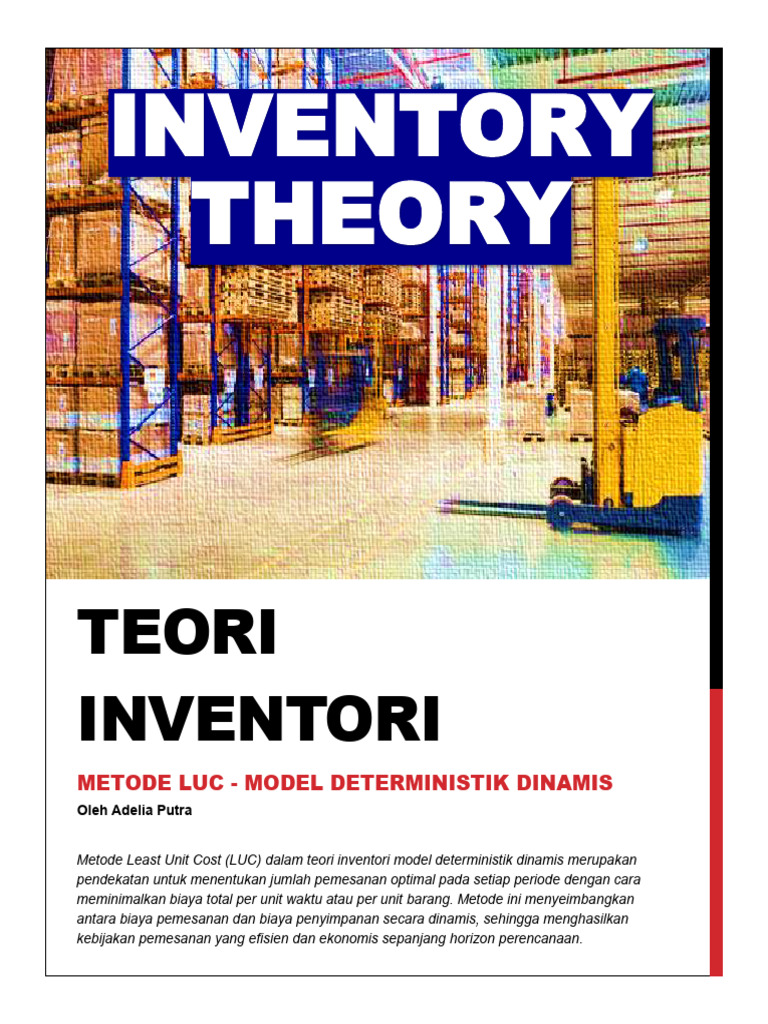 Metode LUC dalam Teori Inventori Dinamis | PDF