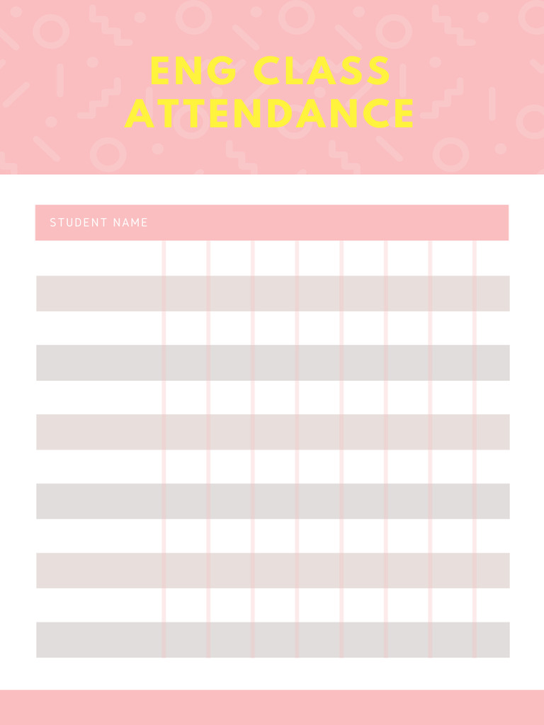 Attendance Sheet Class List | PDF