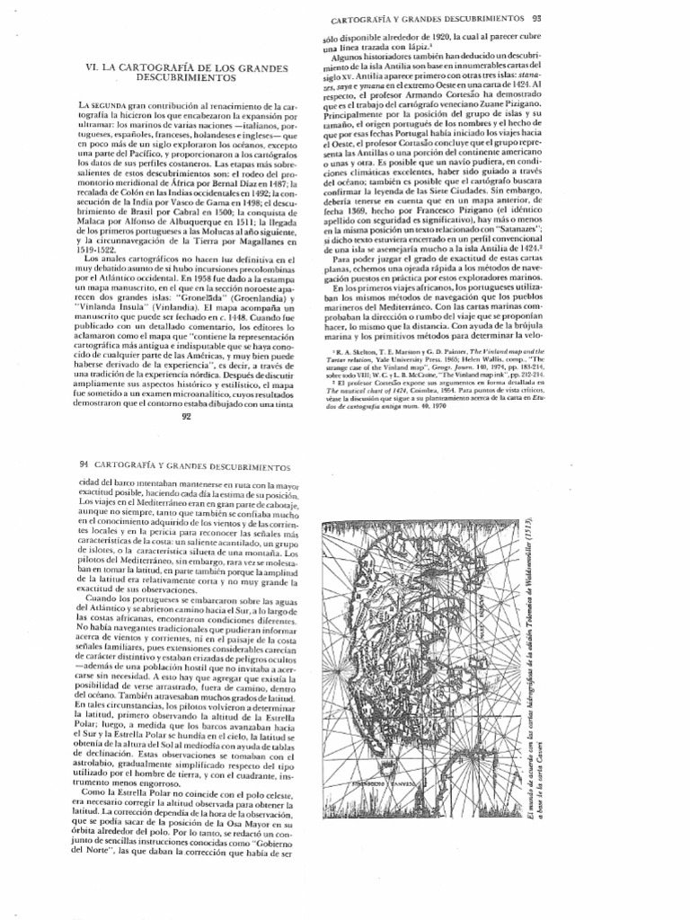 Crone 1956 La Historia de Los Mapas - Cap6 y 7 | PDF