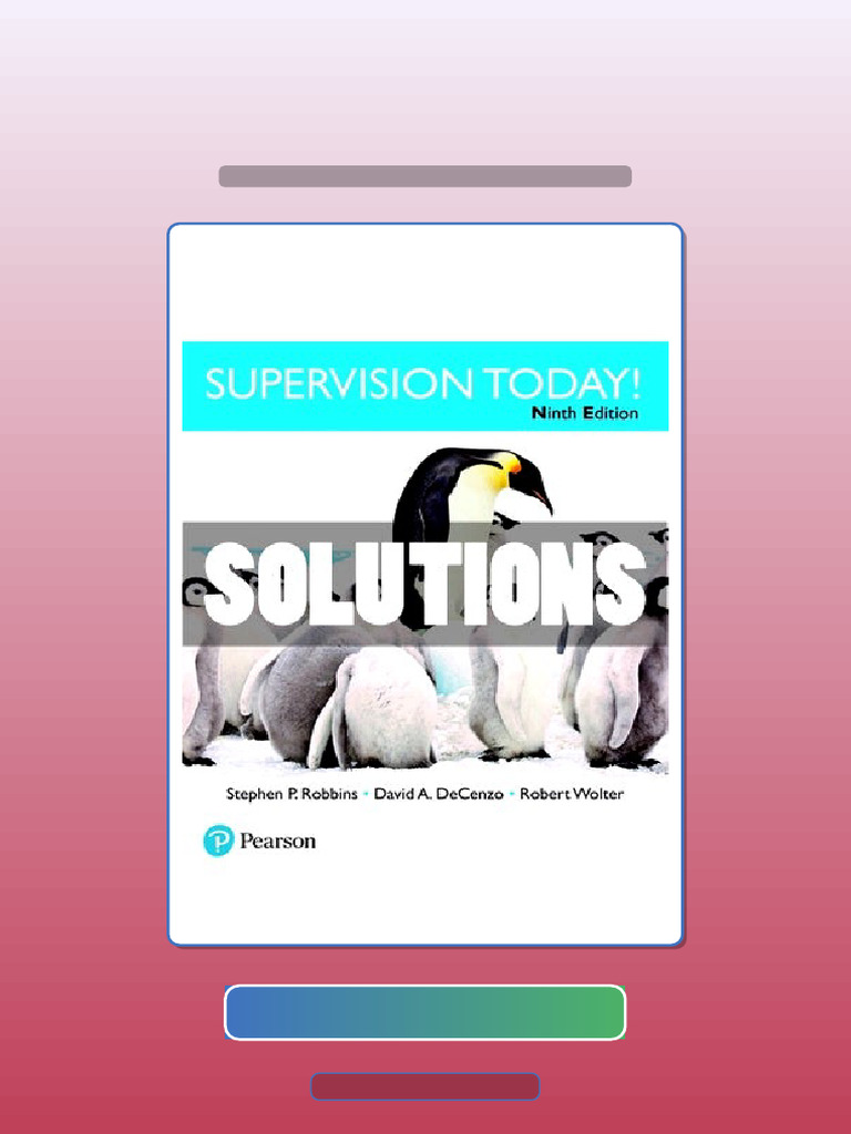 Complete Supervision Today 9 Ed Robbins Ebook and TestBank Bundle ...