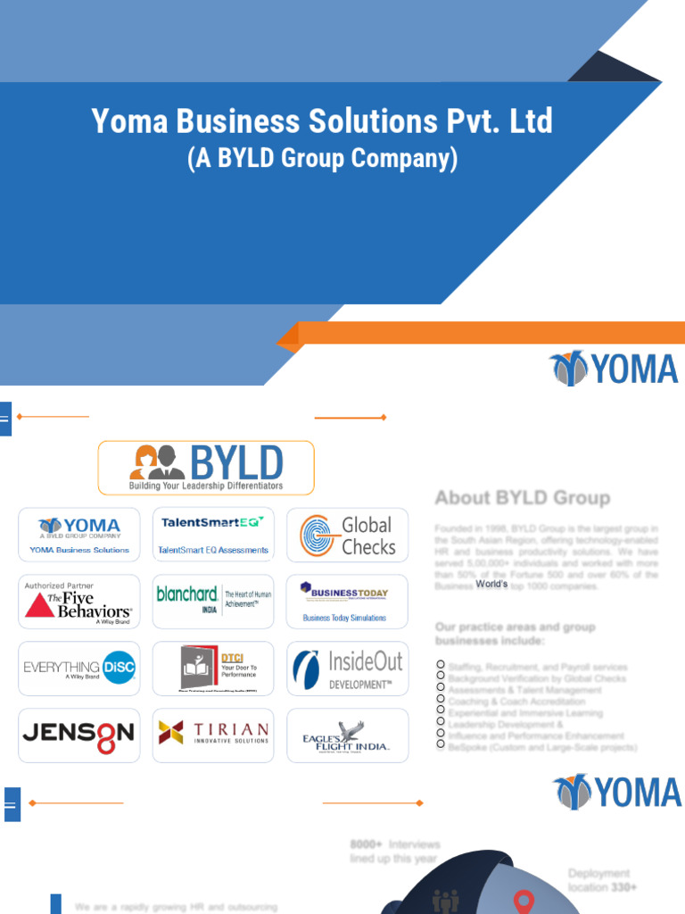 Yoma Business Solutions Overview | PDF | Salary | Human Resources