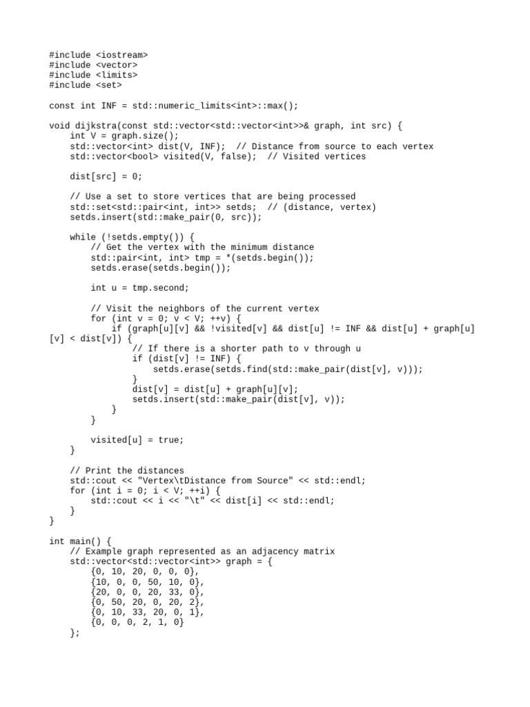 Distance Vector Routing Protocol With Output | PDF