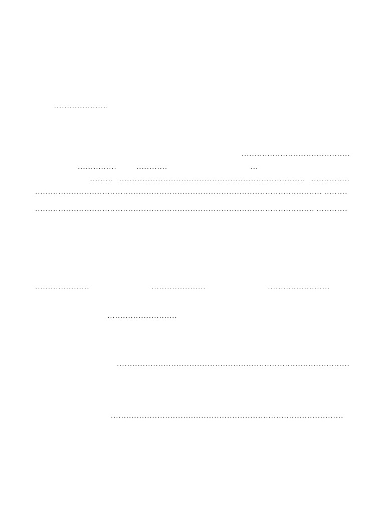 Leave Application Template for Students | PDF