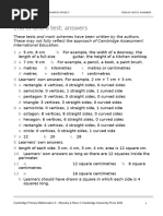 Year 3 Cambridge Maths End-of-Year Test | PDF | Mathematics