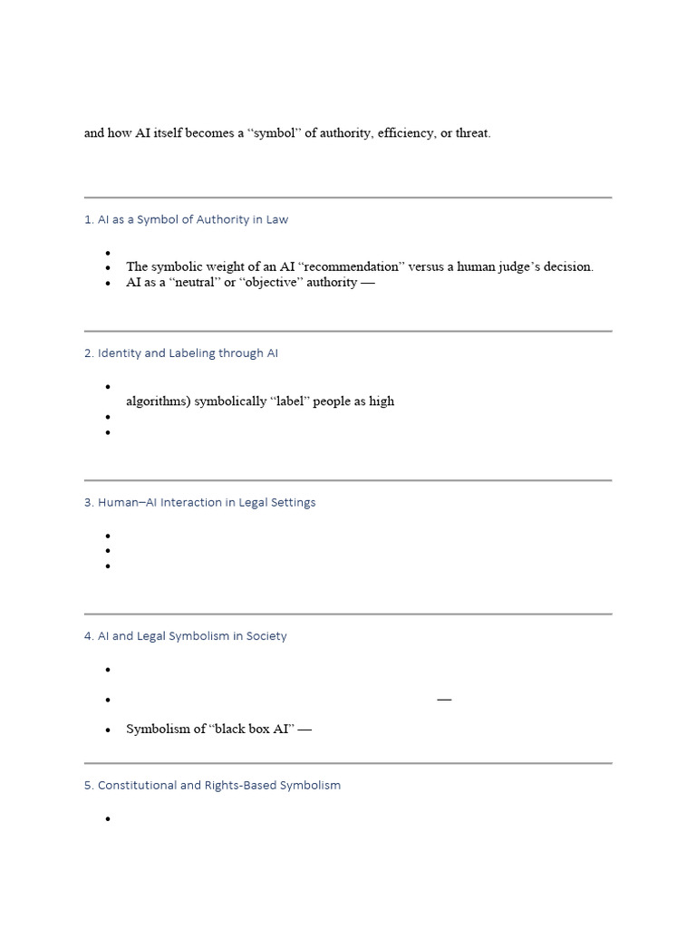 Symbolic Interactionism in AI and Law | PDF | Artificial Intelligence ...