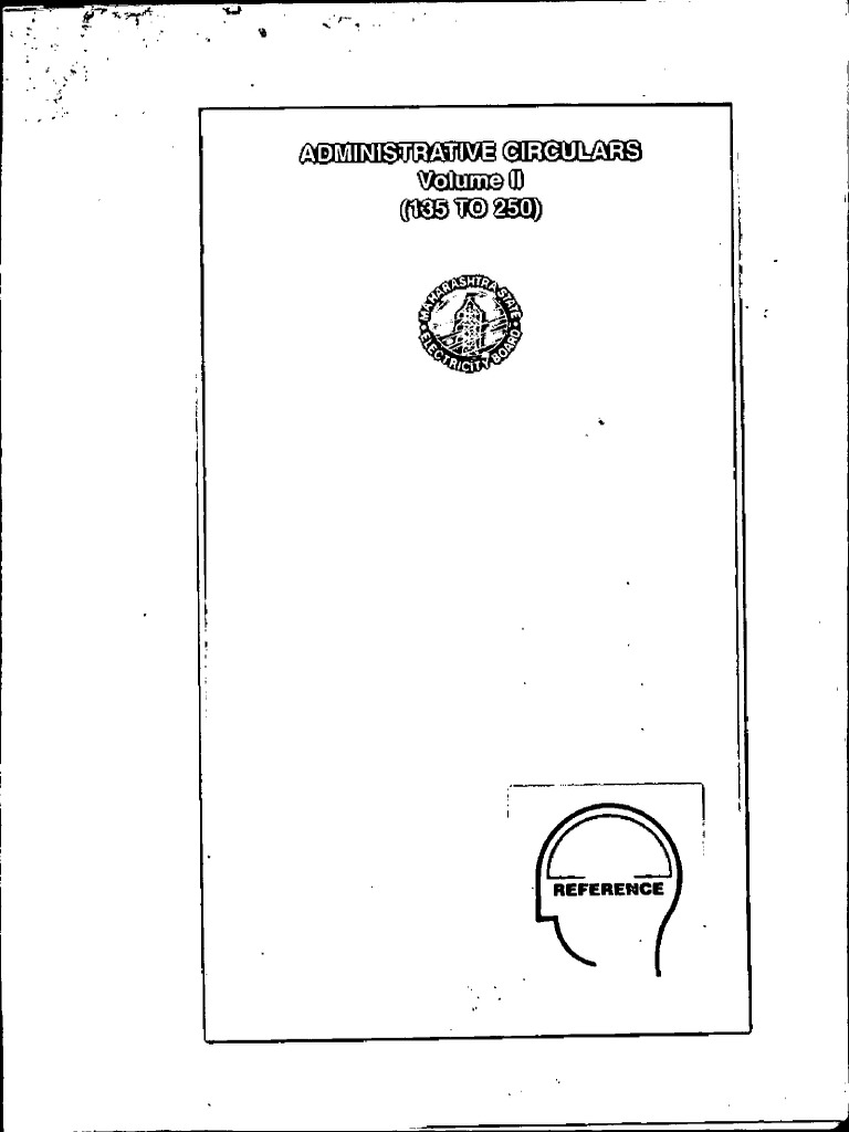 Administrative Circular Volume II (135 To 250) | PDF