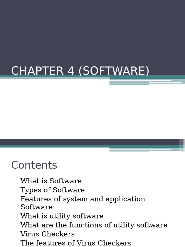 Understanding Software Types and Functions | PDF | Graphical User ...