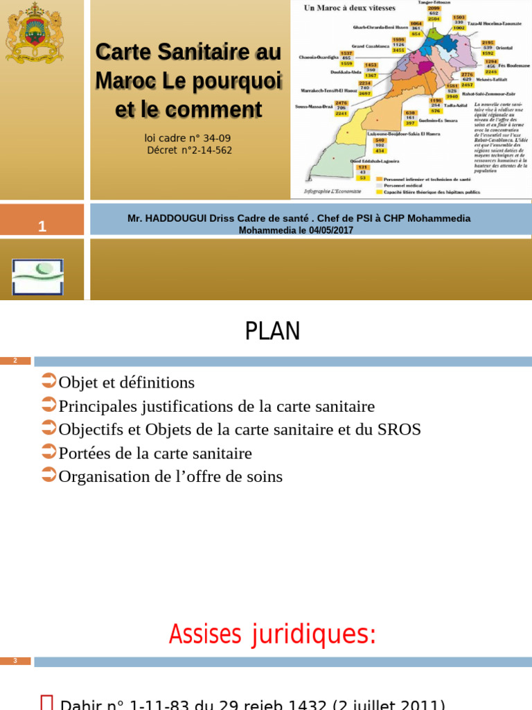 Carte Sanitaire au Maroc : Justifications et Objectifs | PDF | Hôpital ...