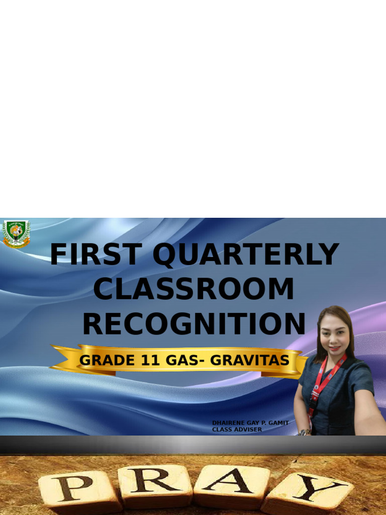 Grade 11 GAS First Quarter Recognition | PDF