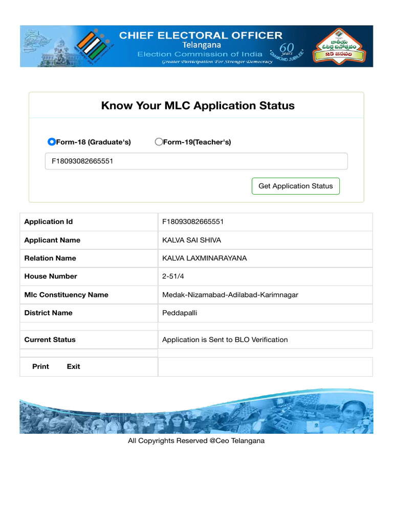 MLC Application Status Update | PDF