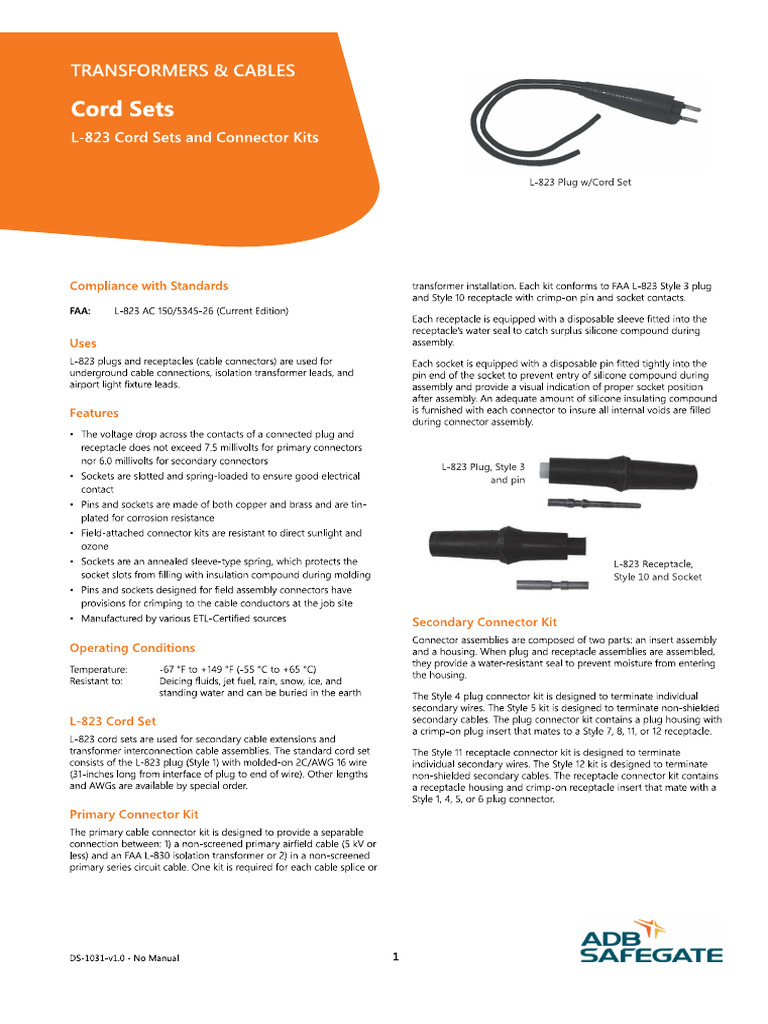 ADB Connectors | PDF