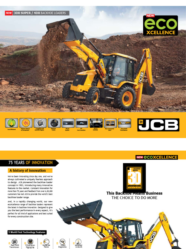 JCB 4DX 3DX | PDF | Truck | Vehicles