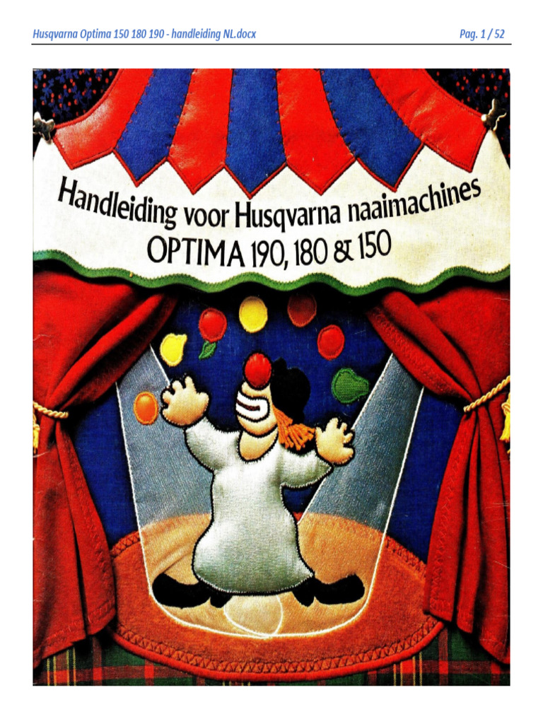 Optima 150 Handleiding | PDF