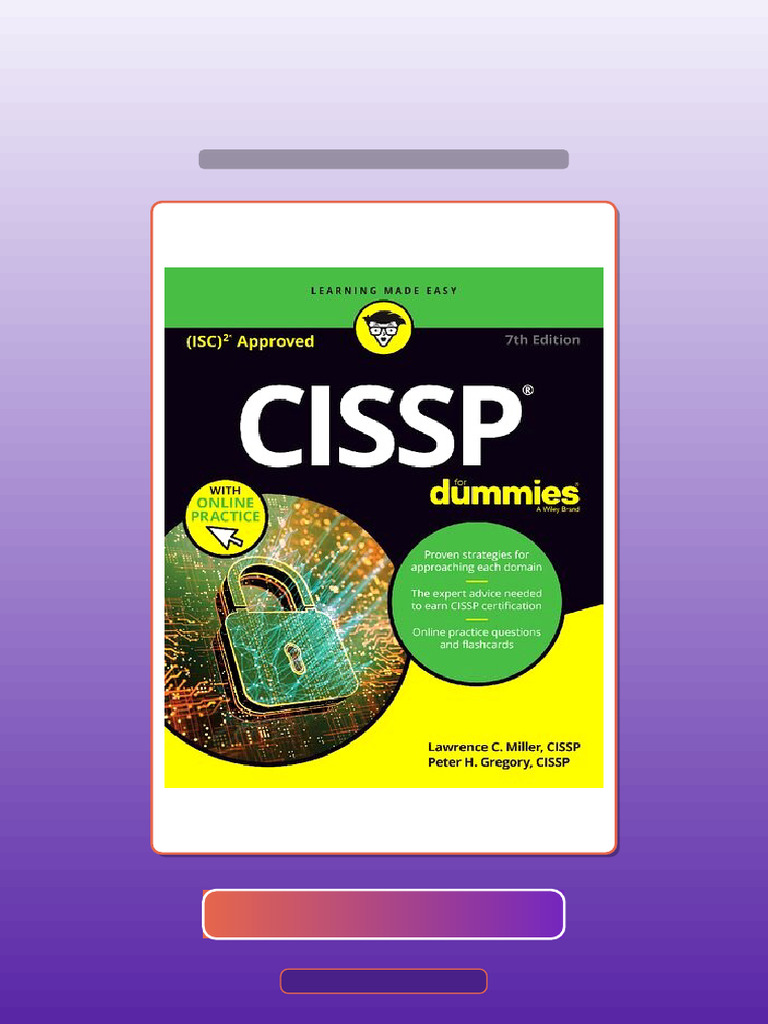 Complete CISSP For Dummis 7th Edition HQ File Verified | PDF | Multiple ...