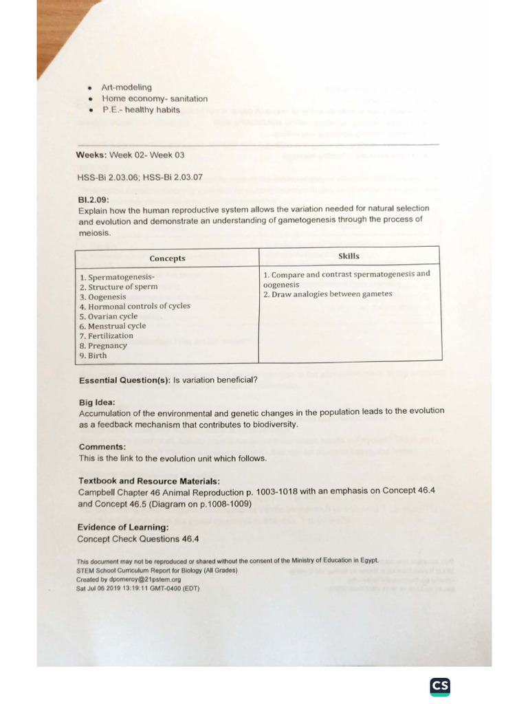Biology (2023 Version) | PDF
