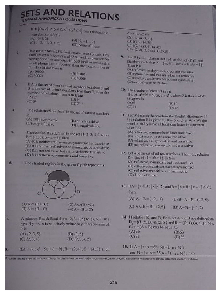 Phodu Sets and Relations | PDF