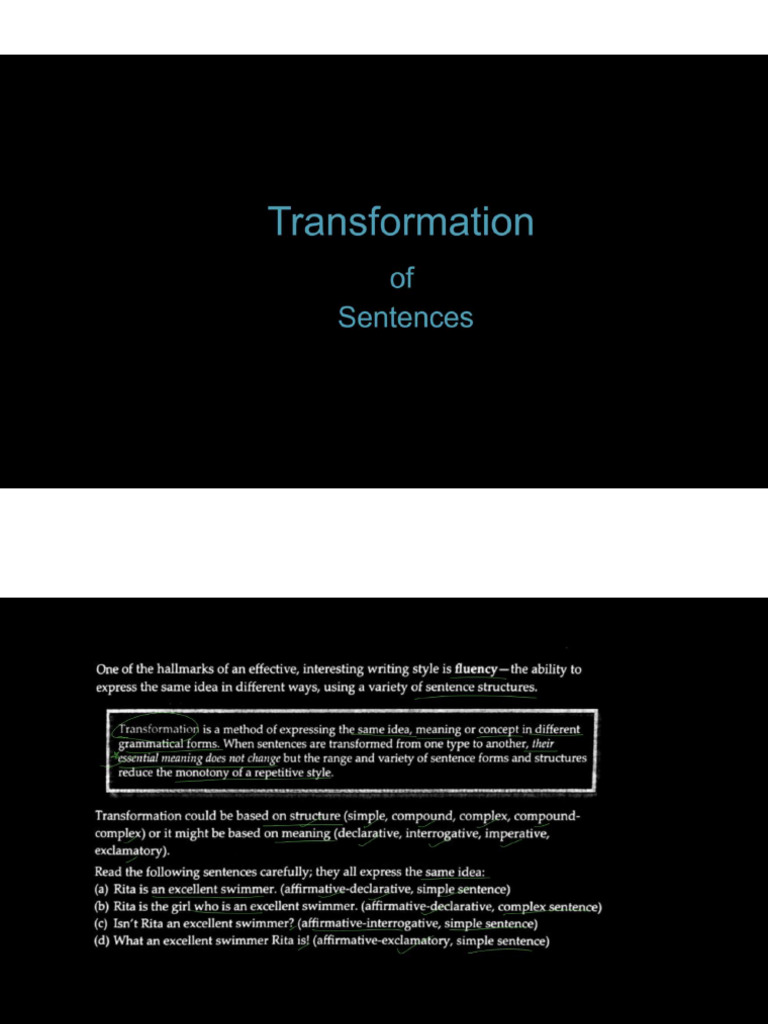 Day 13 Transformation Theory+Excercise | PDF