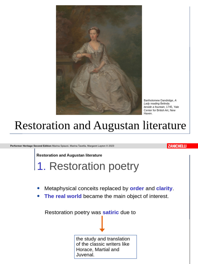 Restoration and Augustan Literature Overview | PDF | Novels | English ...