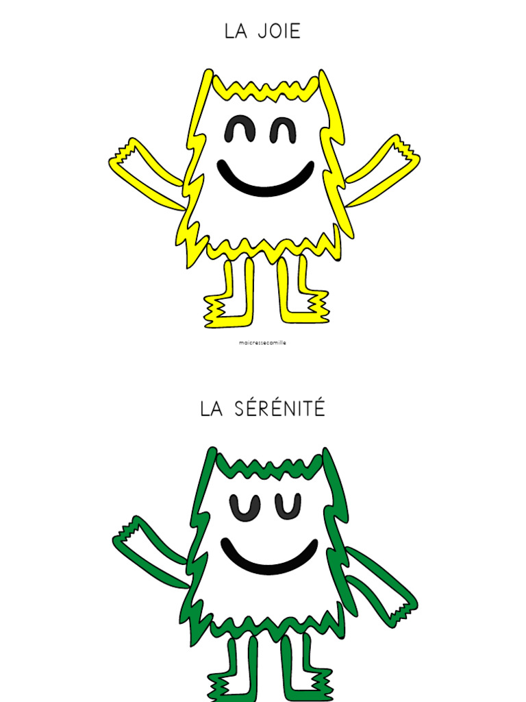 Pâte À Modeler La Couleur Des Émotions - Maicressecamille | PDF