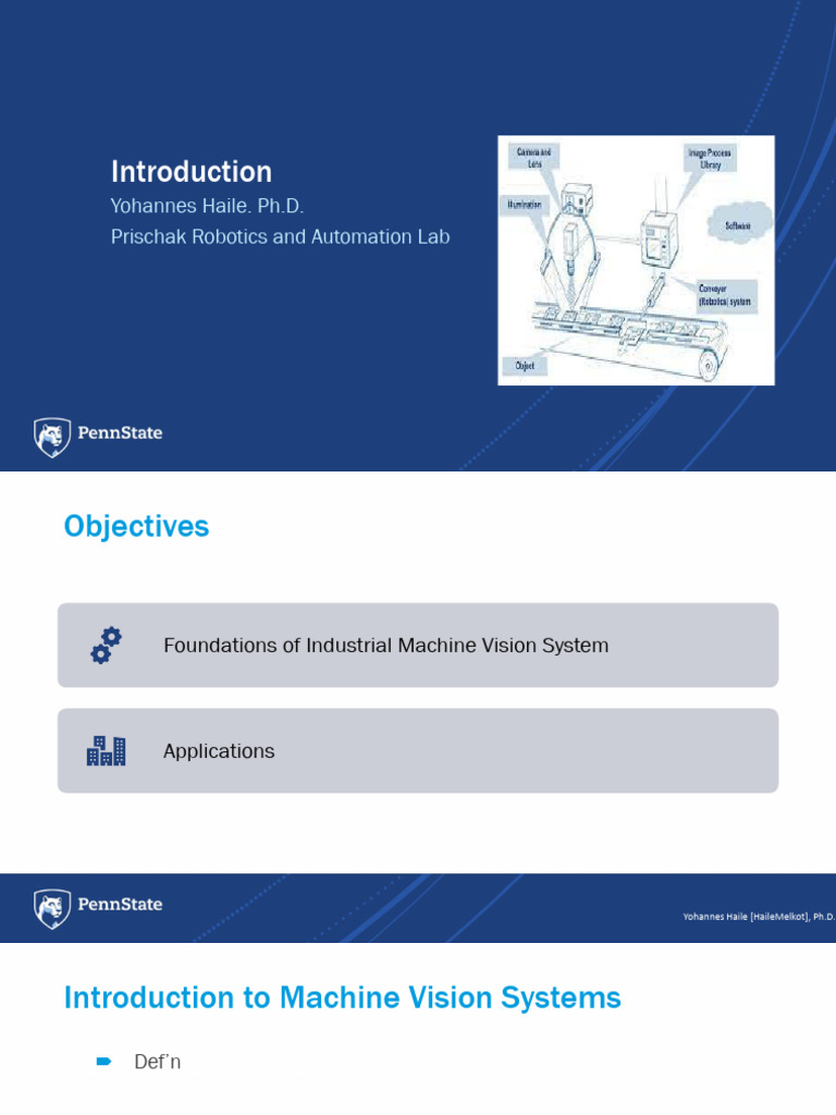 3 - Machine Vision System-1 | PDF | Machine Learning | Computer Vision