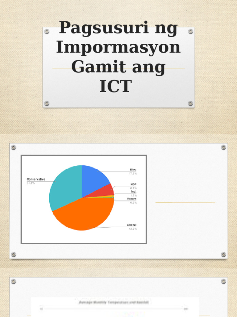 Pagsusuri NG Impormasyon Gamit Ang ICT | PDF