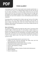 OAS Food Allergy and Cross-Reactivity Chart | PDF