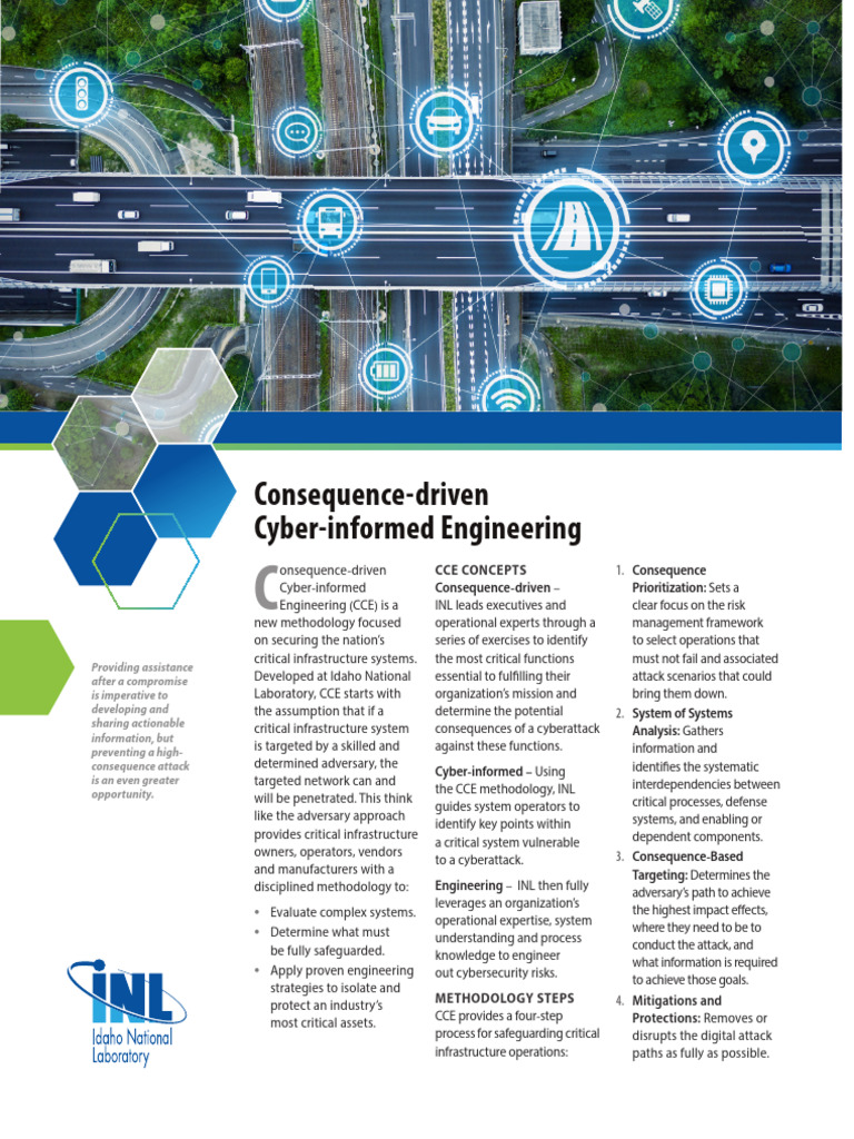 Consequence Driven Cyber Informed Engineering Pdf 9901