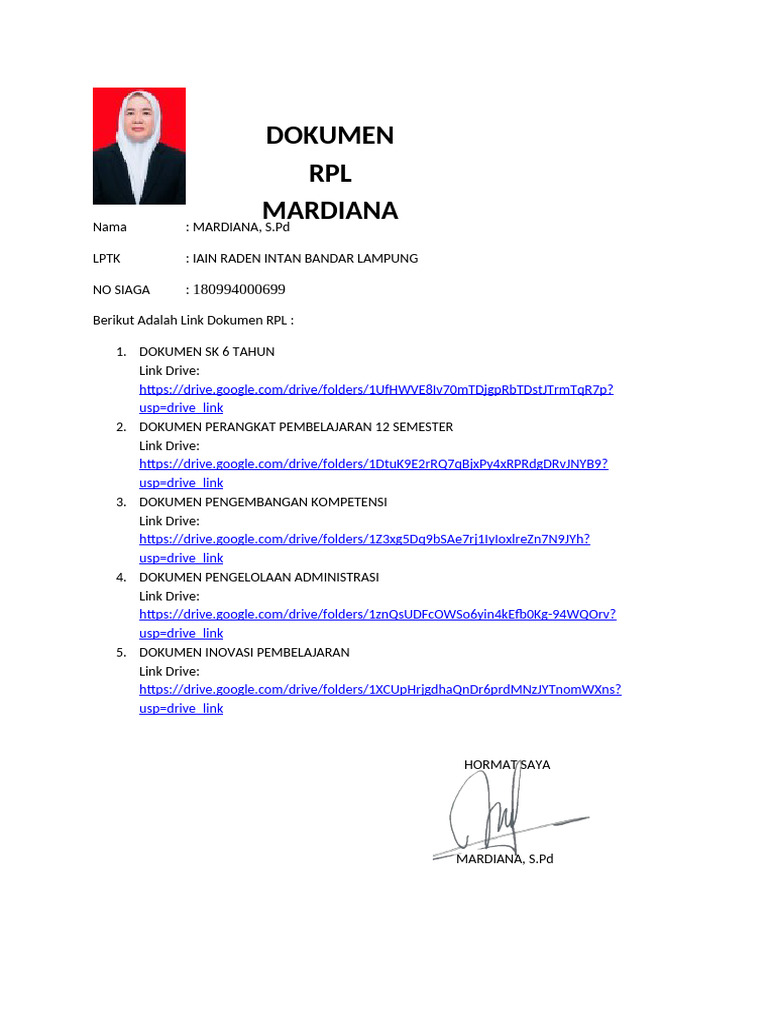 Dokumen RPL Mardiana | PDF