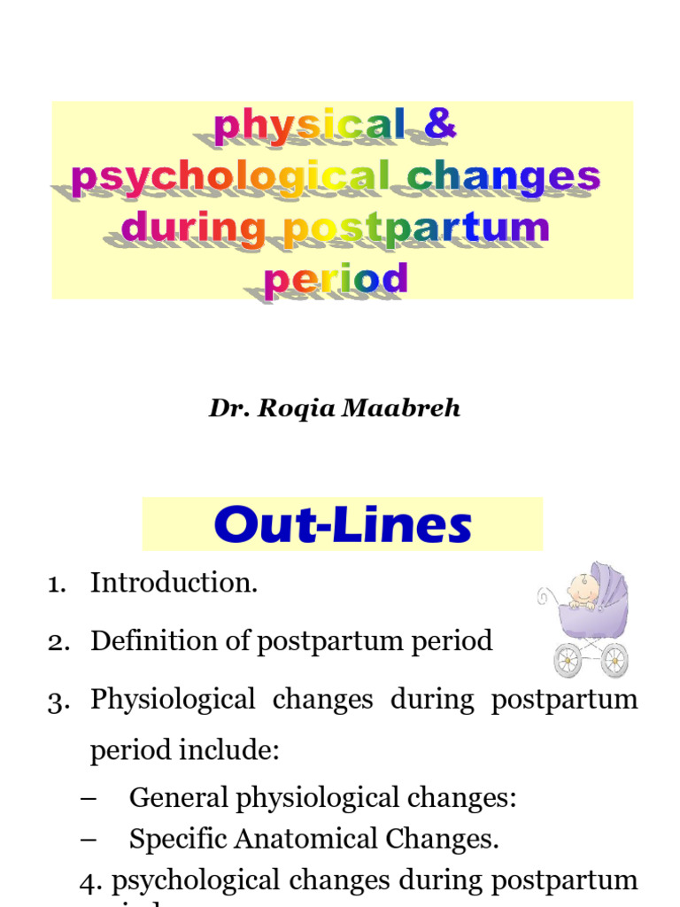 Postpartum Physical and Psychological Changes | PDF | Postpartum Period ...