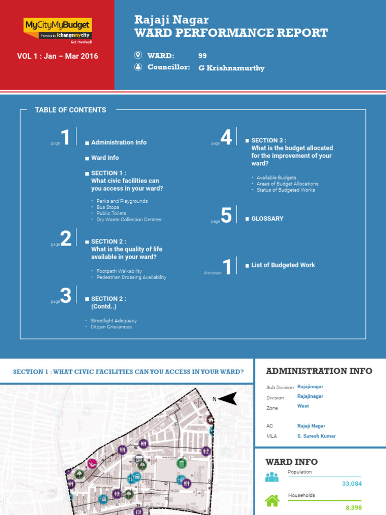 WPR - Ward99 - Bangalore Ward 99 Details | PDF | Streets And Roads ...