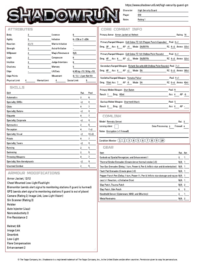 High Security Guard | PDF