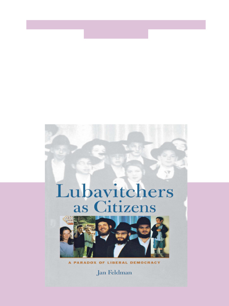 Lubavitchers As Citizens 5th Edition Jan Feldman No Waiting Time | PDF ...