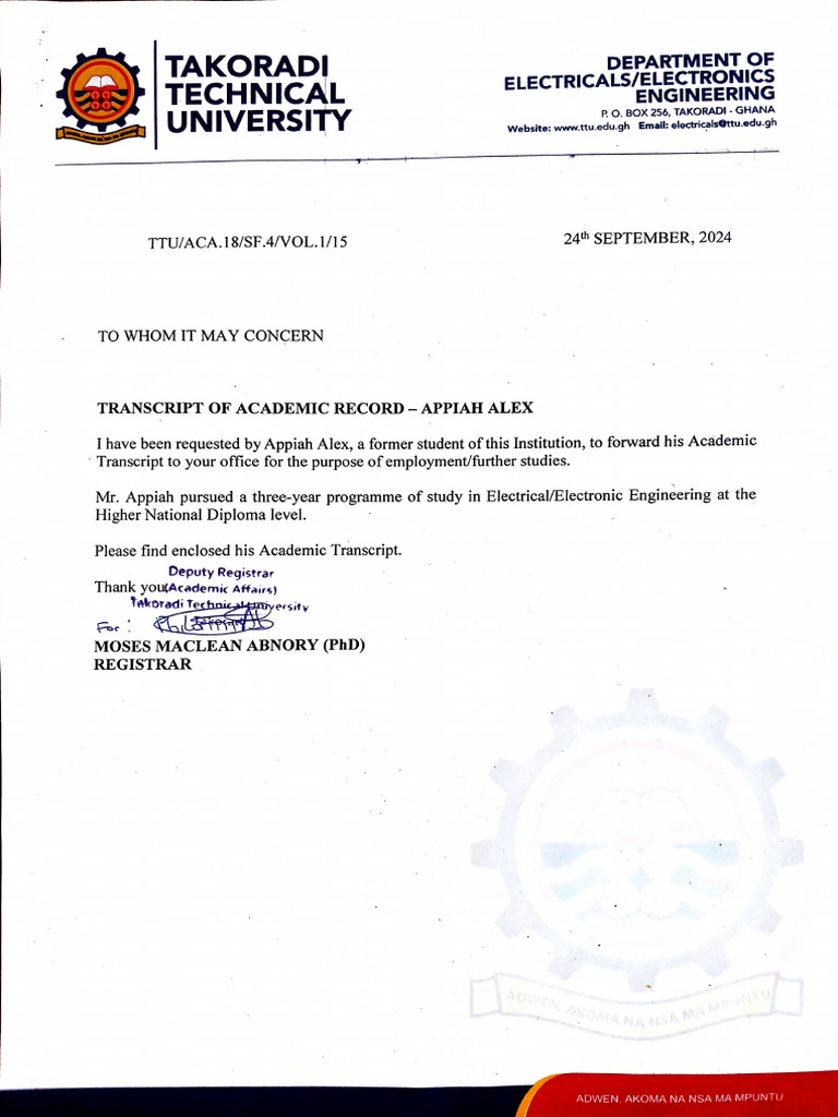 Transcript AA | PDF