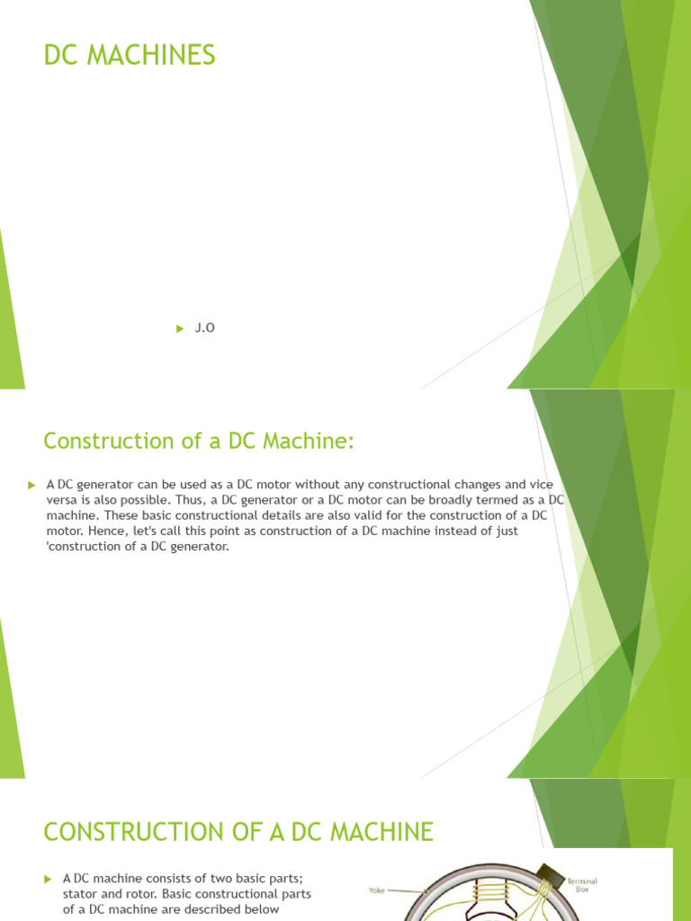 DC Machines Eeng | PDF | Electric Motor | Electrical Components