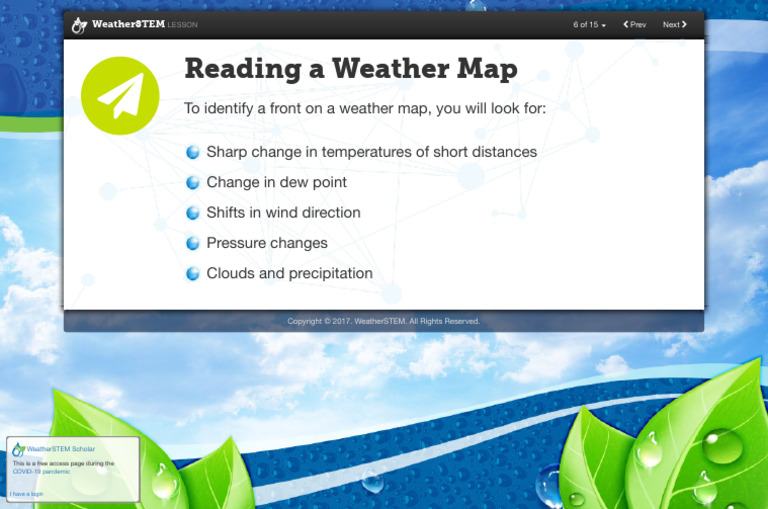How to Read a Weather Map | PDF
