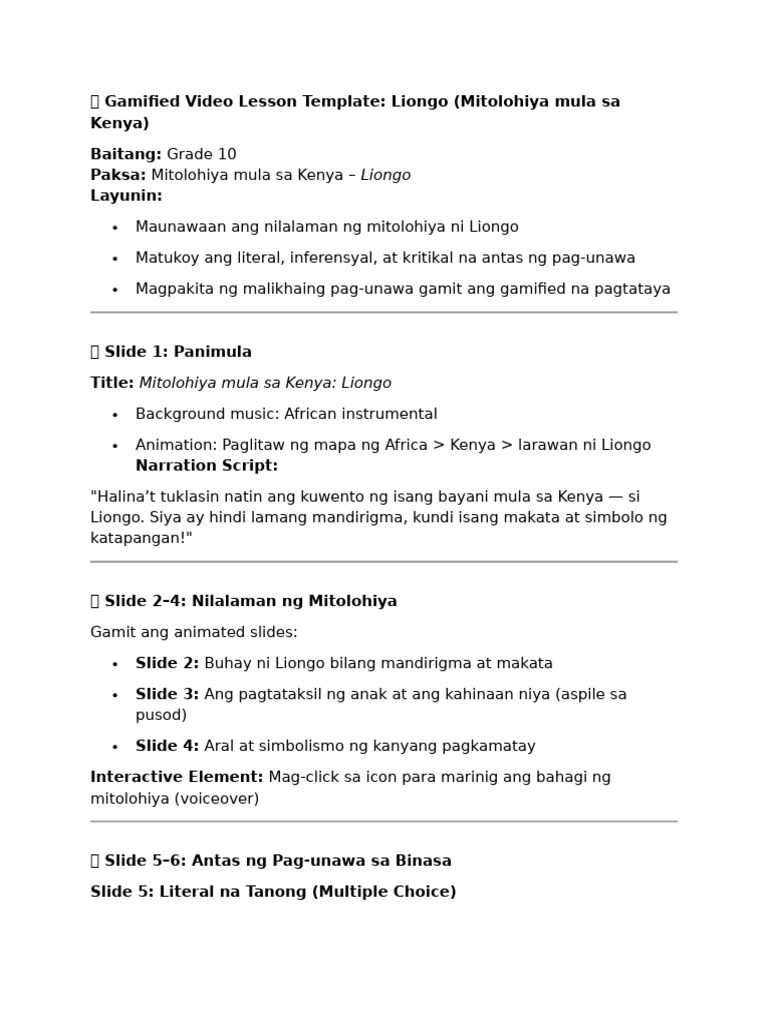 Liongo | PDF
