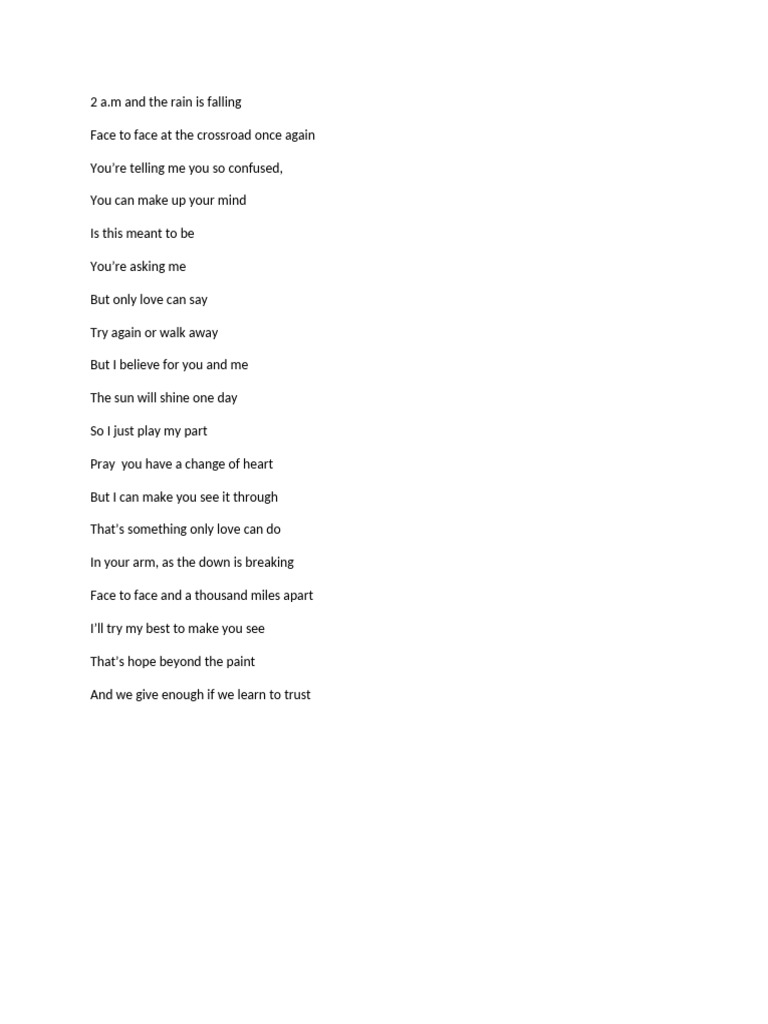 Only Love | PDF