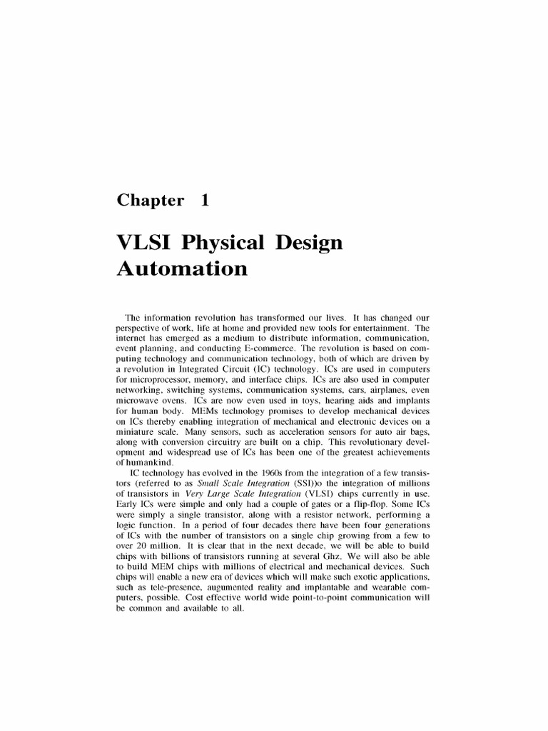 Physical Design Automation 1 | PDF