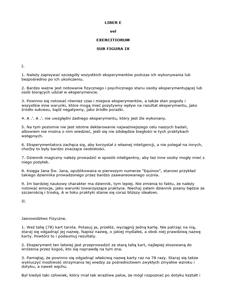 Liber E PL | PDF