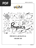 Chemistry Lab Manual Class 12th | PDF