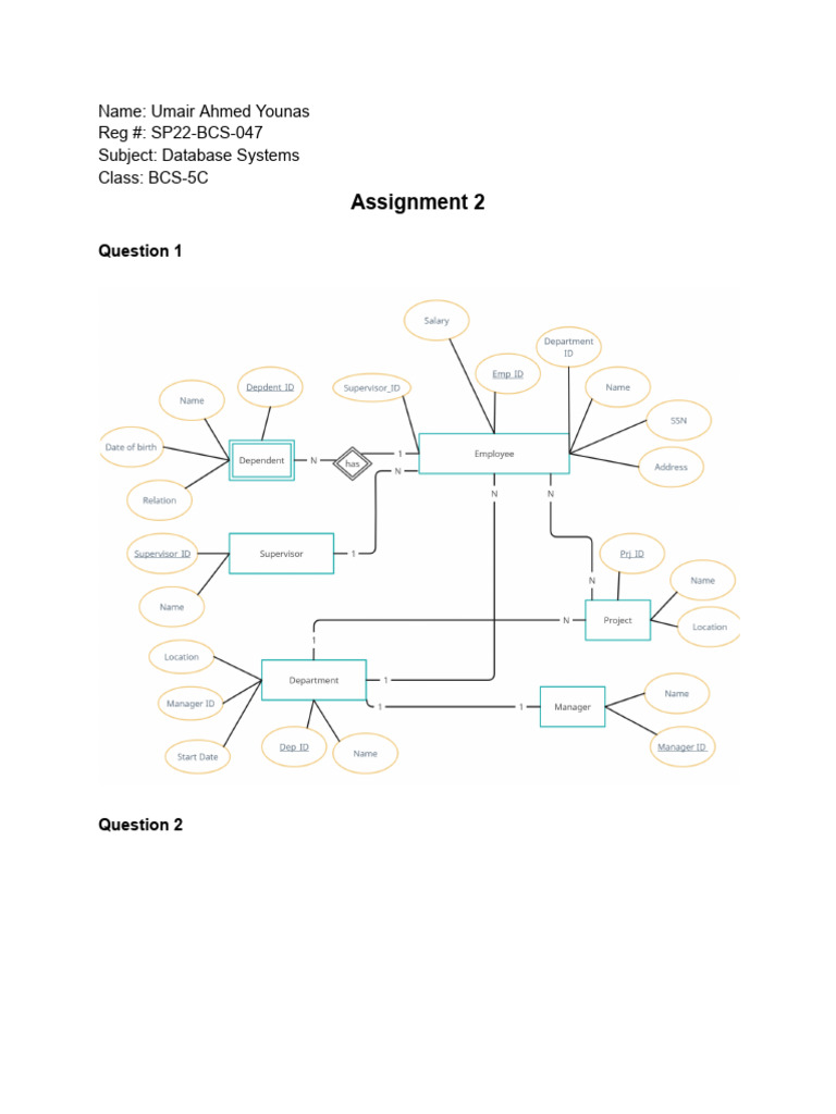 Database Systems Assignment 2 Overview | PDF