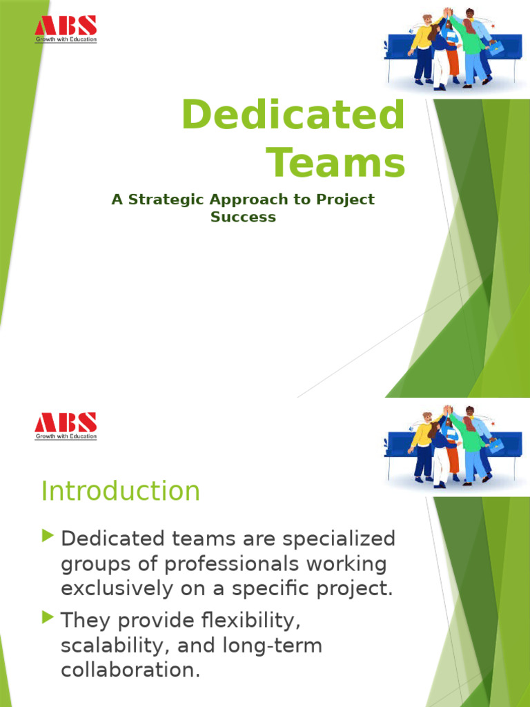 Dedicated Teams | PDF