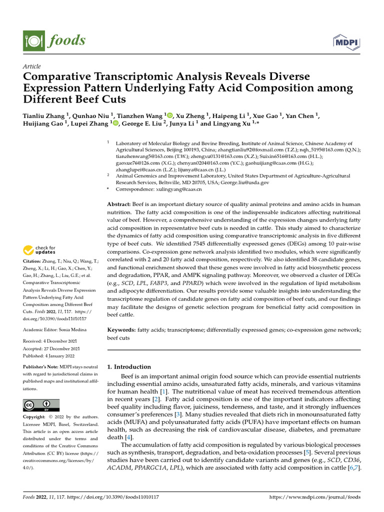 Transcriptomic Analysis Reveals Diverse Expression Pattern Underlying ...