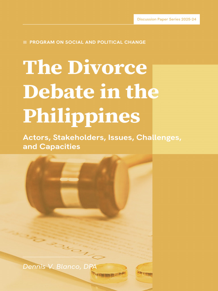 Divorce Debate in the Philippines: Key Issues | PDF | Divorce | Marriage