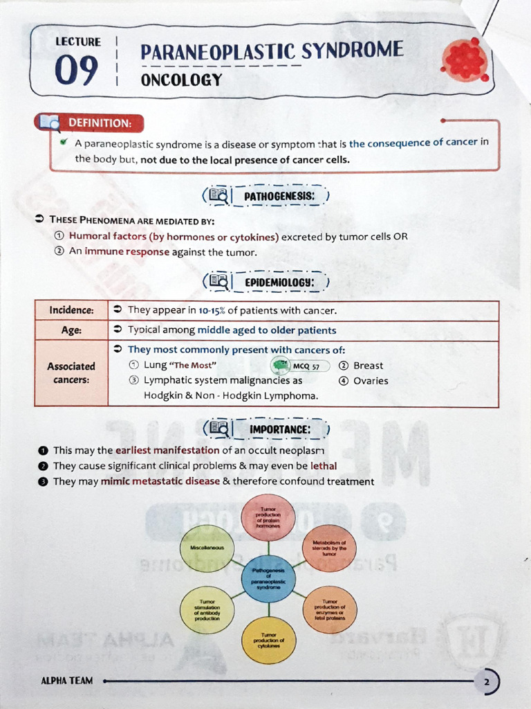 Paraneoplastic Syndrome23 | PDF