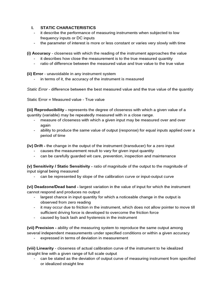 Ic Lec Reviewer | PDF | Accuracy And Precision | Calibration