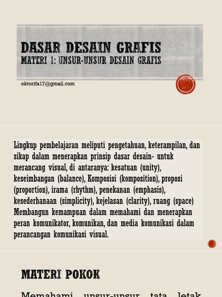 DDG 1 Unsur Desain | PDF