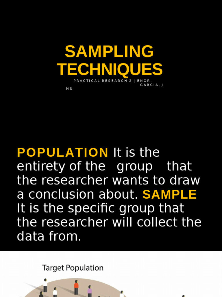 SAMPLING TECHNIQUES in Quantitative Research | PDF | Sampling (Statistics) | Sample Size ...